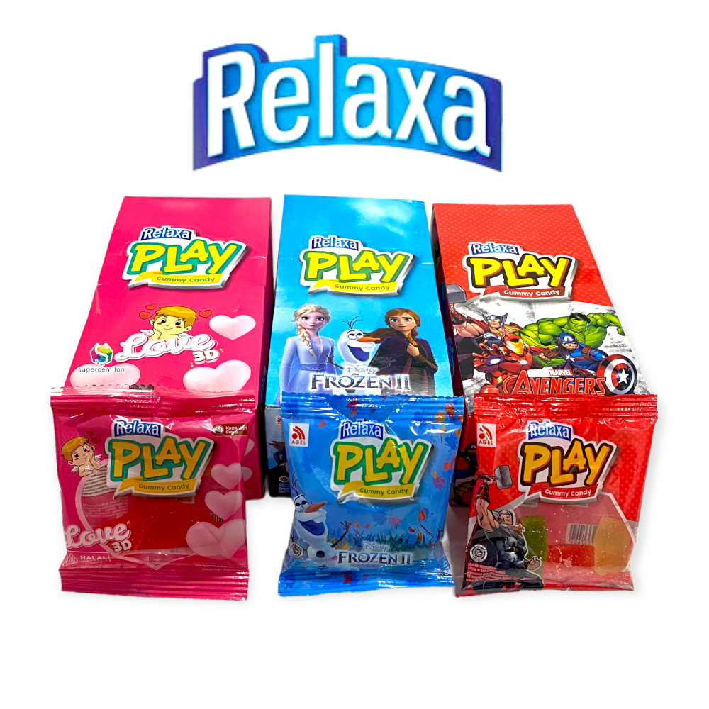 Jual Permen Jelly / Gummy Relaxa Play 12 x 12 Gr Varian Army 3D, Love ...