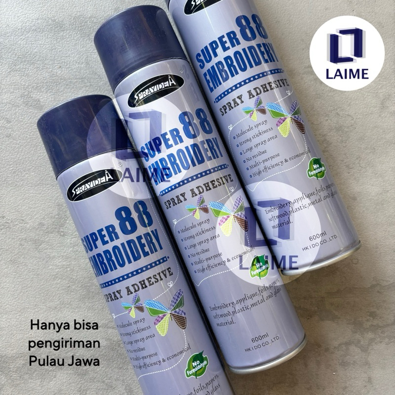Jual Super 88 Embroidery Spray Lem Semprot Kain | Shopee Indonesia