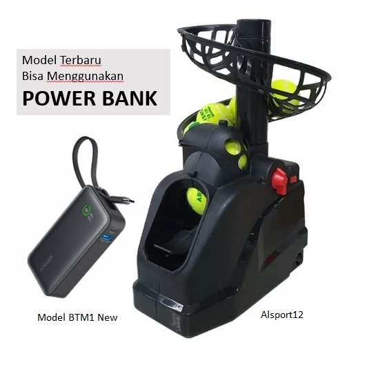 Jual BTM1 Mesin Bola Tenis Otomatis (automatic feeder soft toss tennis ...