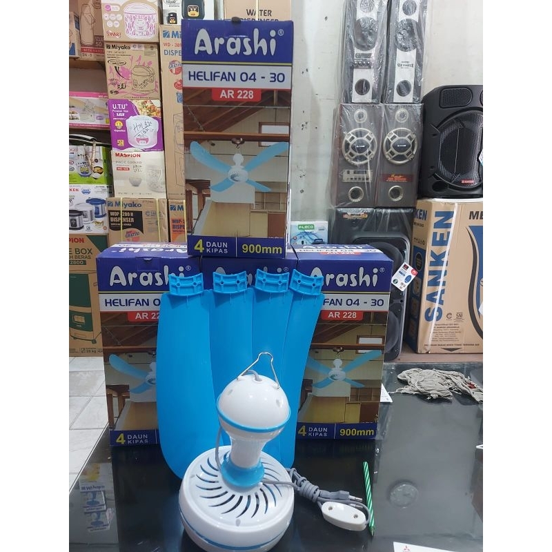 Jual kipas angin arashi gantung 30 watt / helifan arashi 30watt ...