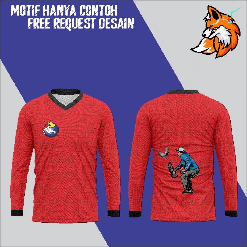 Jual jersey merpati custom full printing | Shopee Indonesia