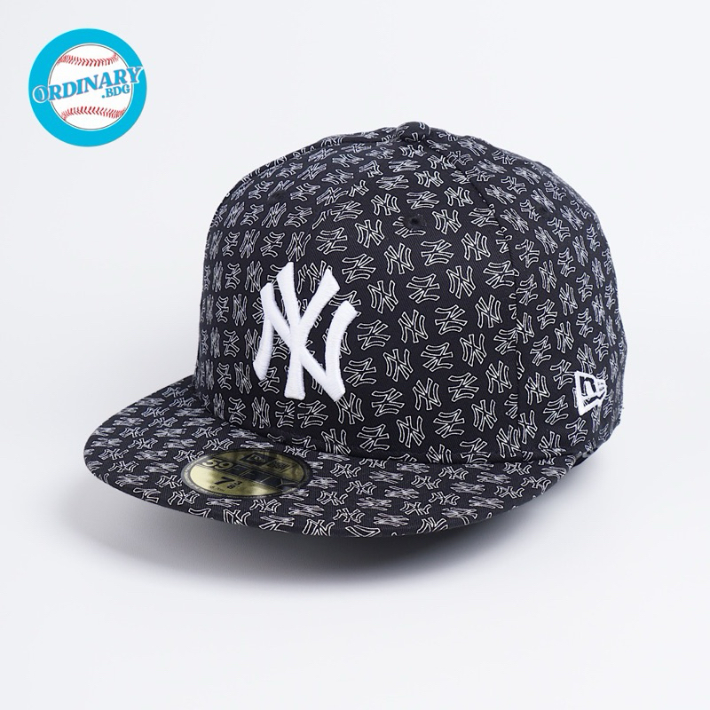 Jual Topi New Era Original New York Yankees All Over Flocked | Shopee ...
