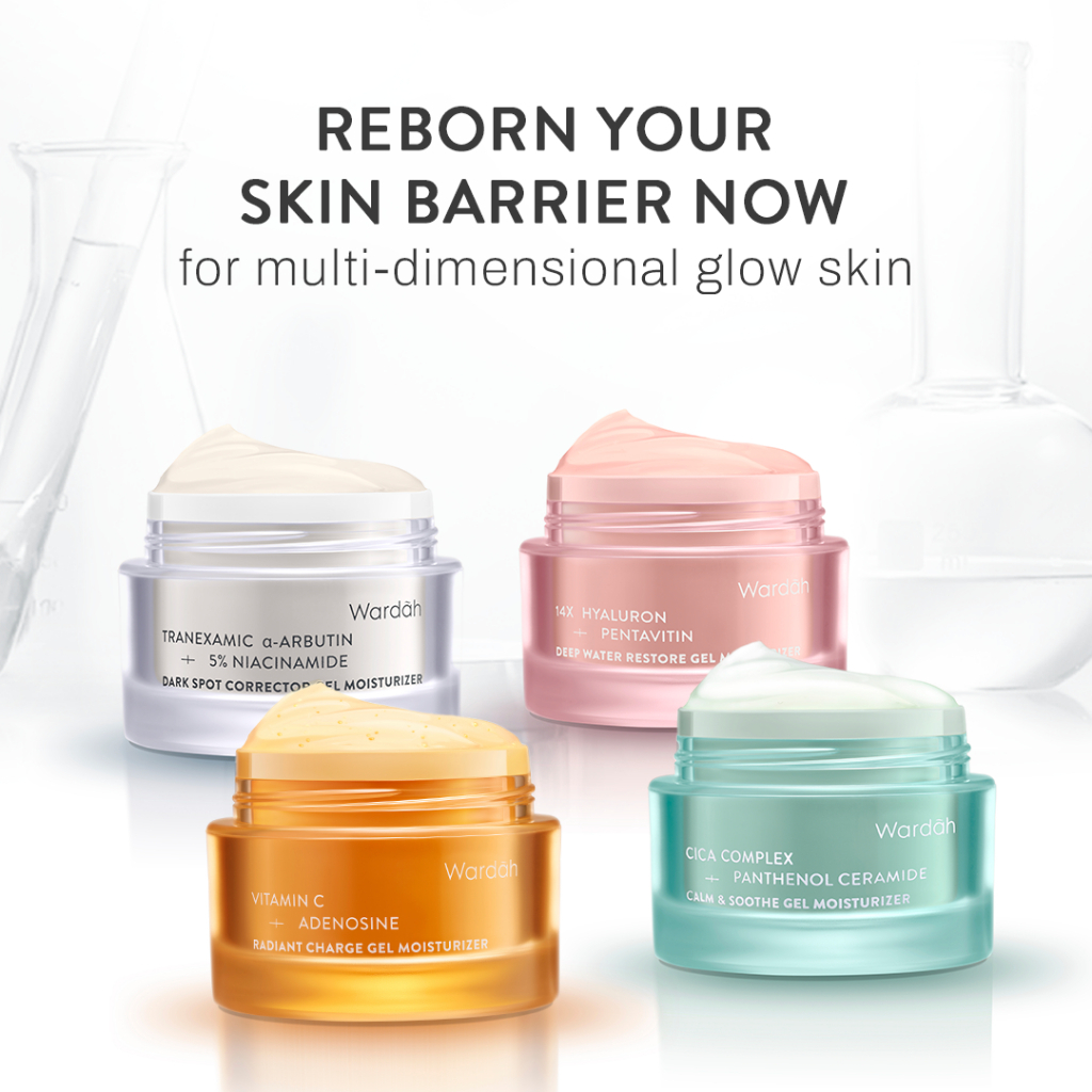 Jual Wardah Gel Moisturizer 14x Hyaluron+Pentavitin Cica Complex ...