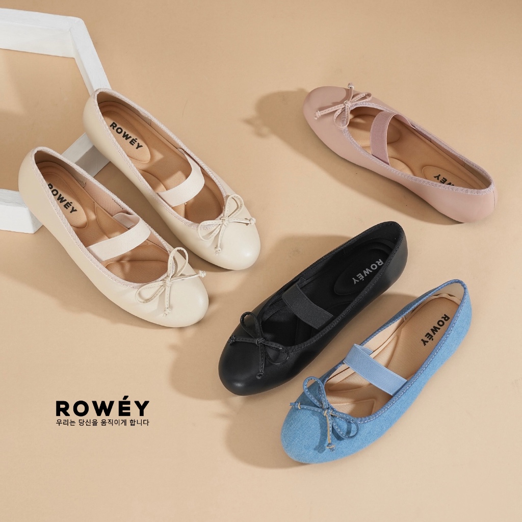 Jual Rowey Flat Shoes Korea Sepatu Wanita Kekinian Yoona | Shopee Indonesia