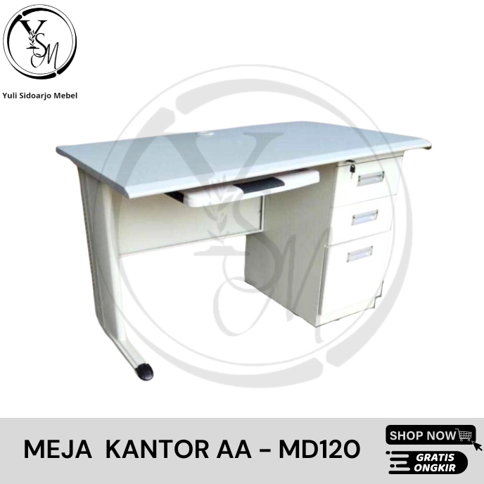 Jual Meja Kerja AA-MD120 - Meja Kantor - Meja Staff- Meja Komputer ...