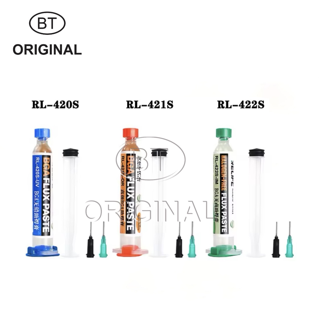 Jual FLUX PASTA SOLDER BGA LEAD FREE HALOGEN FREE RELIFE RL-420S RL ...