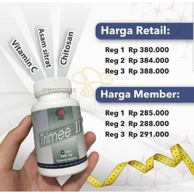 Jual TRIMEE II ORIGINAL (turunkan berat badan) 2025 | Shopee Indonesia