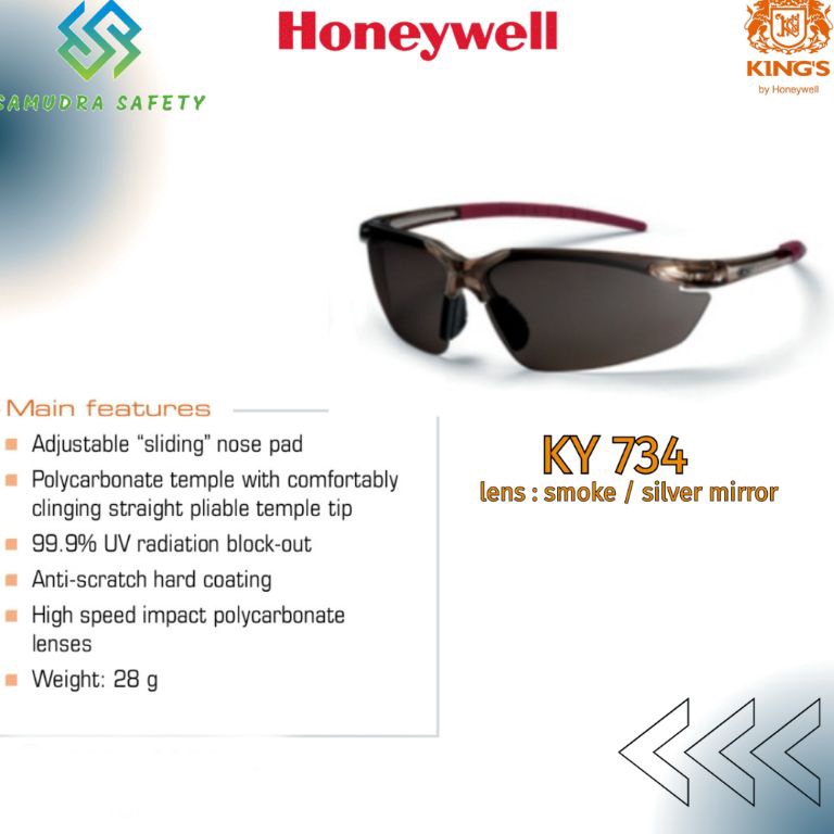 Jual Dijamin Terbaik Kacamata Kings by Honeywell Kacamata safety Kings ...