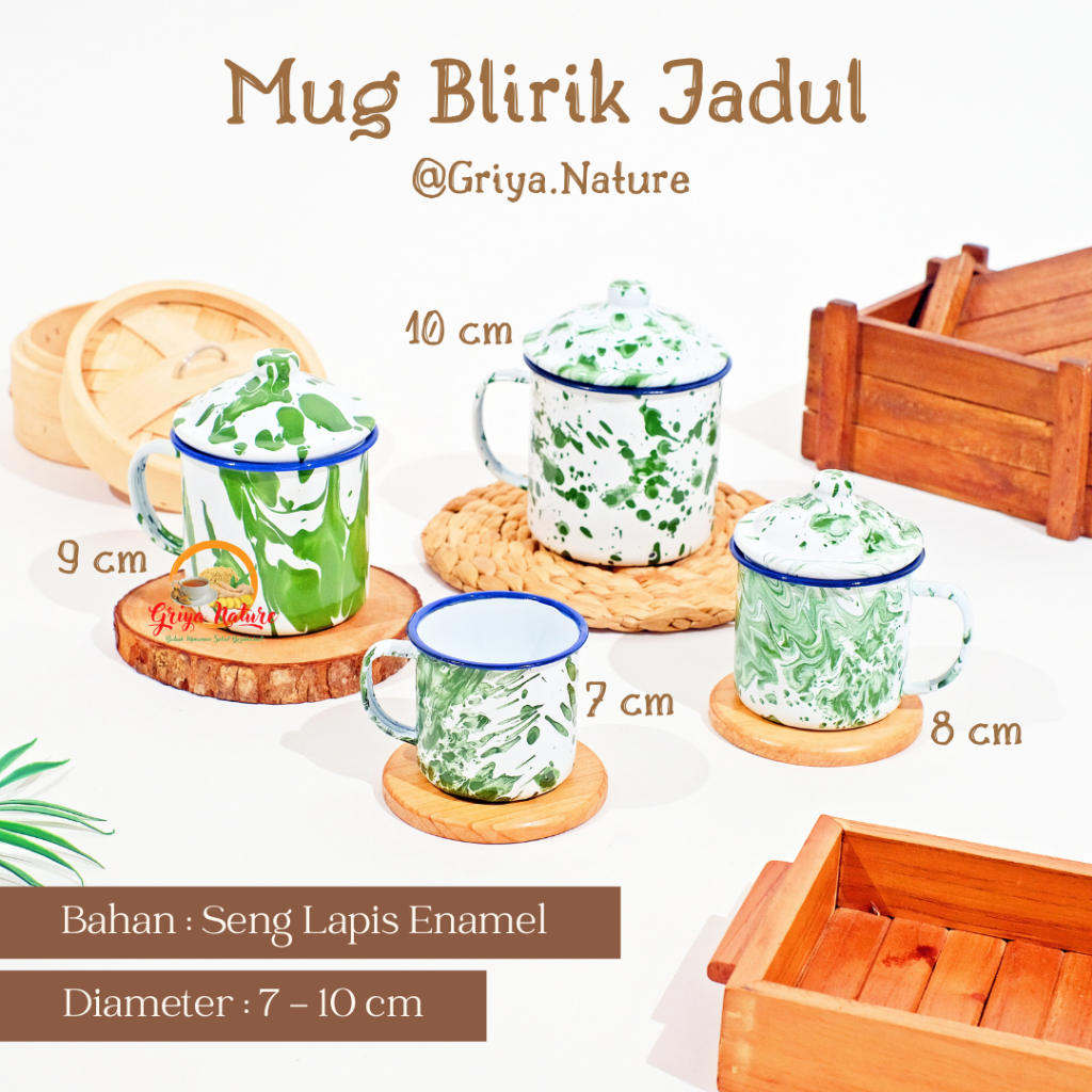 Jual GRIYA NATURE [COD] Mug Blirik Jadul | Cangkir Kopi Angkringan ...