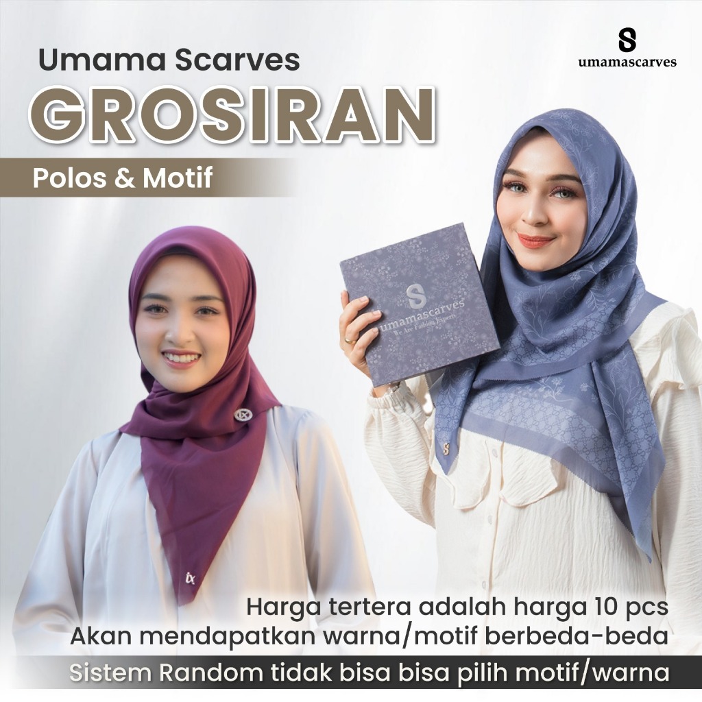 Jual Umama Scarves - PAKET USAHA 10 PCS BOX MOTIF DAN POLOS [BACA ...