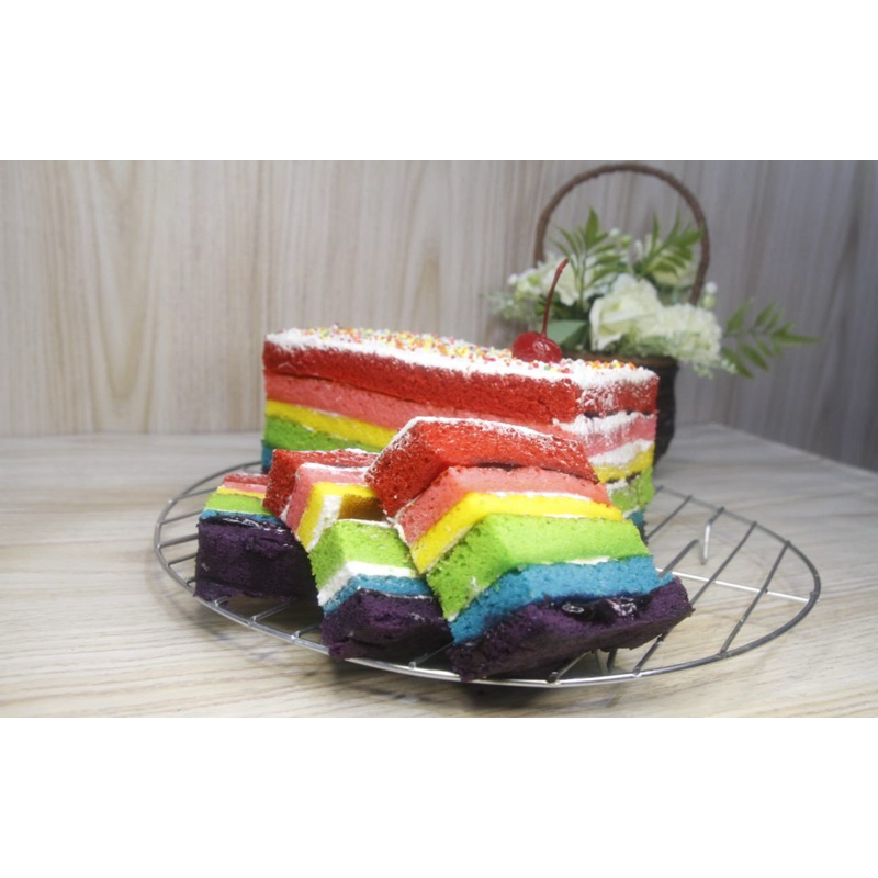Jual RAINBOW CAKE PRODUKSI AL-RUMI + gratis packing kardus | Shopee ...