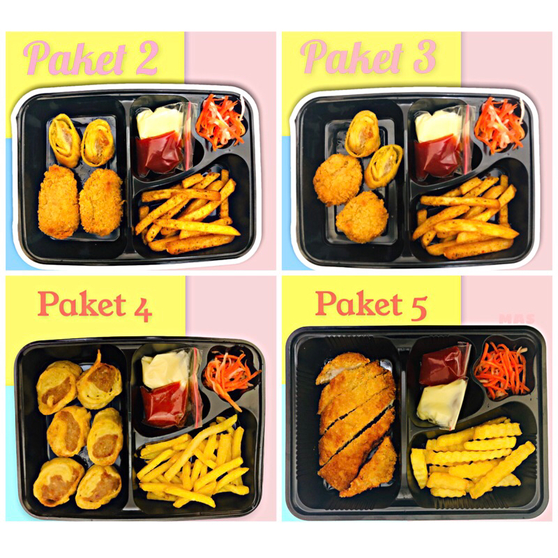 Jual Paket Bento no 2,3,4.5 (harga satuan) | Shopee Indonesia