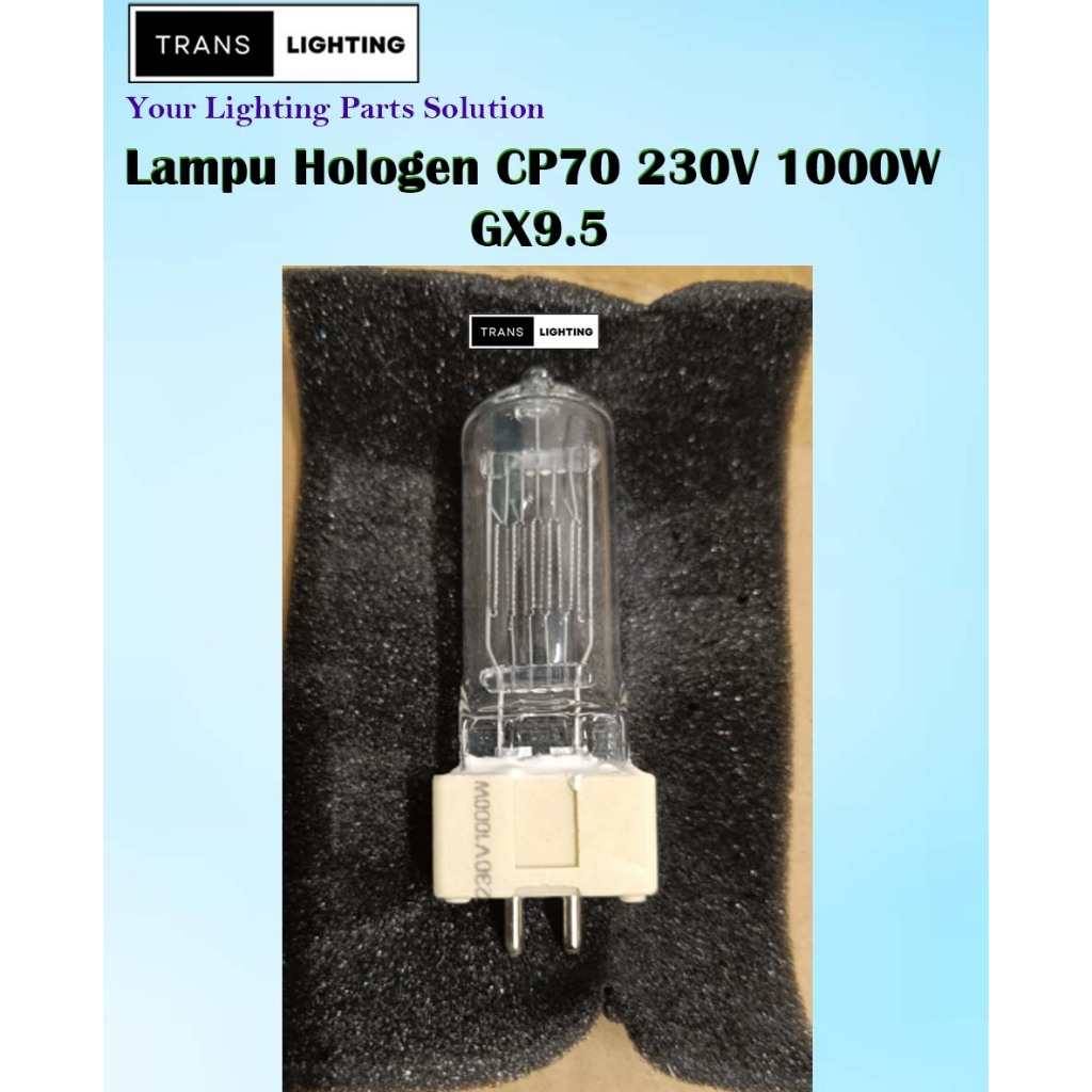 Jual Lampu Halogen CP70 230V 1000W 64745 GX9,5 | Shopee Indonesia