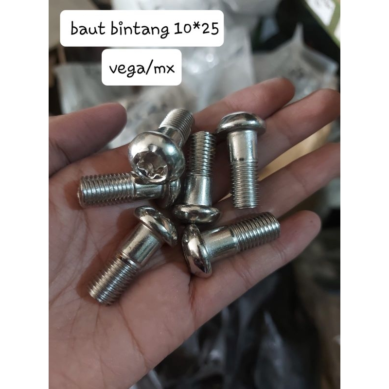 Jual BAUT BINTANG VEGA NEKEL 10 x 25 ISI 5PC | Shopee Indonesia