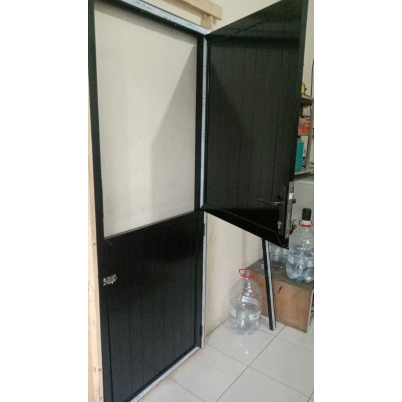 Jual pintu aluminium T210xL90 model koboy /pintu dapur model koboy 2 ...