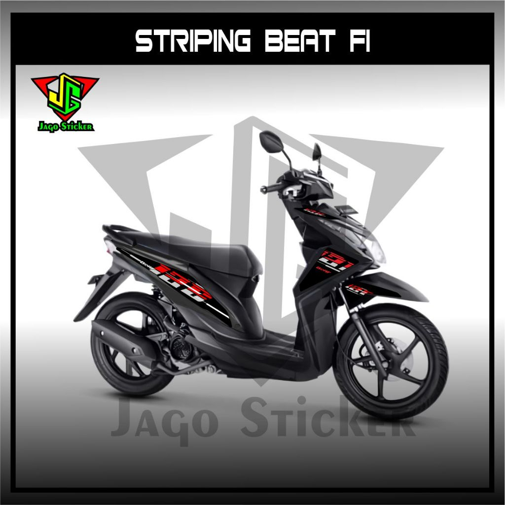 Jual Sticker Honda Beat Karbu Livery Grafis 125 / Striping Beat 110 ...
