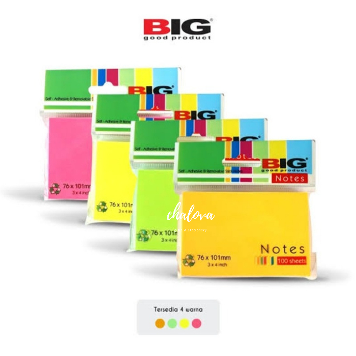Jual [LUSIN] STICKY NOTE / PEMBATAS BUKU/PENANDA BIG 76x101 ISI 12 ...