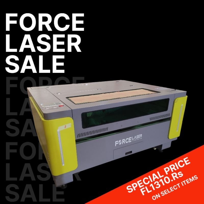 Jual Mesin Laser Akrilik "FORCE" FL1310.Rs 130watt Mesin Cutting ...