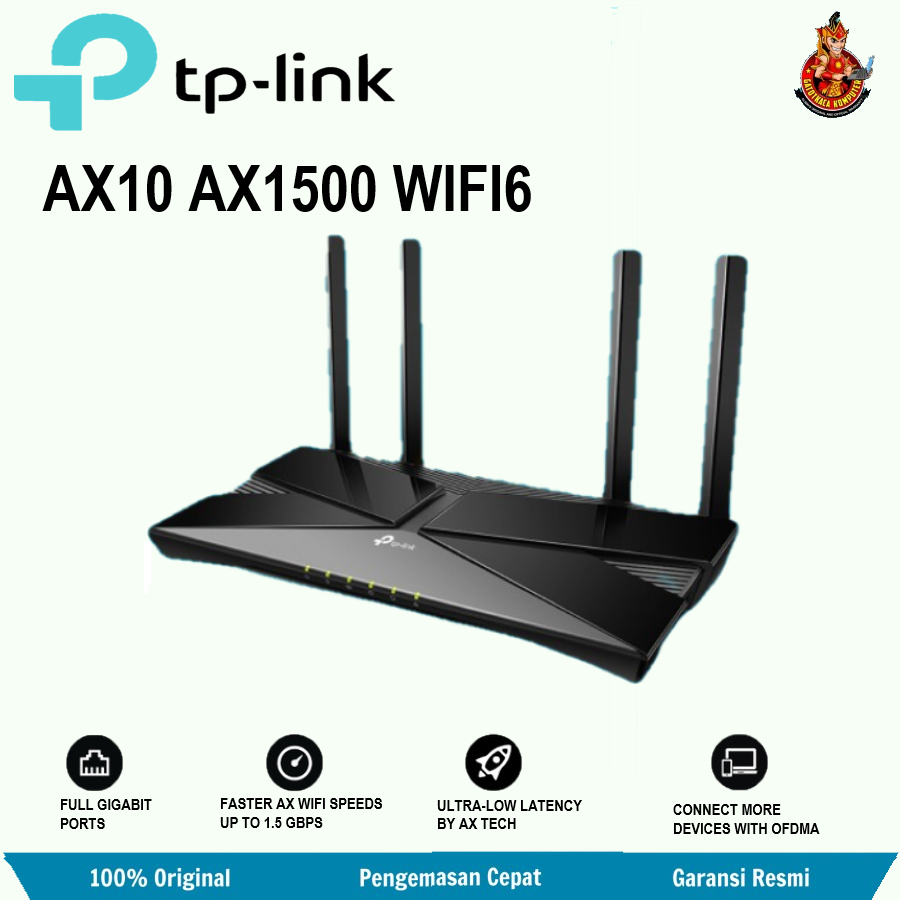 Jual Tp-Link Archer AX10 AX1500 Wireless Router WIFI 6 Tplink AX 10 AX ...