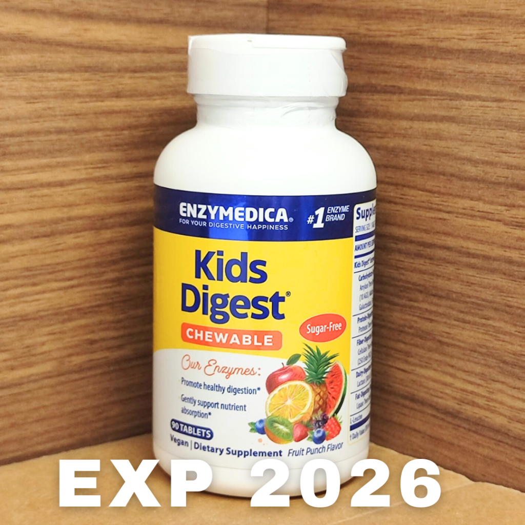 Jual Enzymedica Kids Digest Chewable Digestive Enzymes isi 90 Tablets ...
