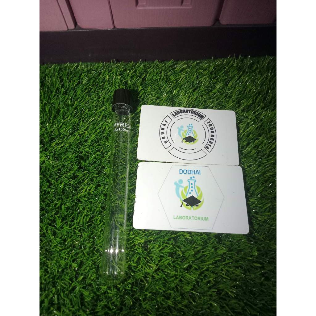 Jual Tabung Reaksi Tutup Ulir 16x150mm merk pyrex, Test tube With Screw ...