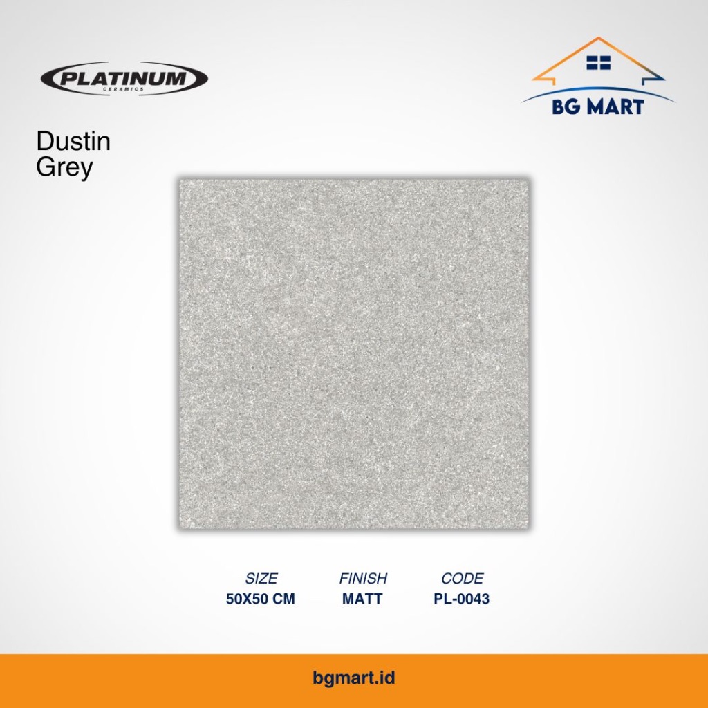 Jual PLATINUM Keramik Lantai 50x50 Dustin Grey KW A | Shopee Indonesia