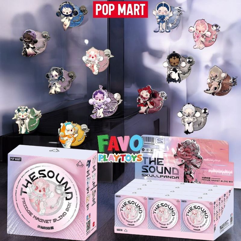 Jual POP MART x SKULLPANDA The Sound Series Fridge Magnet Blind Box ...