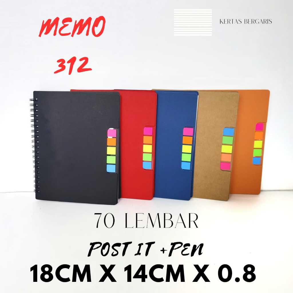 Jual memo 312 , memo sticky , memo stickty notes tempel, memo kantoran ...