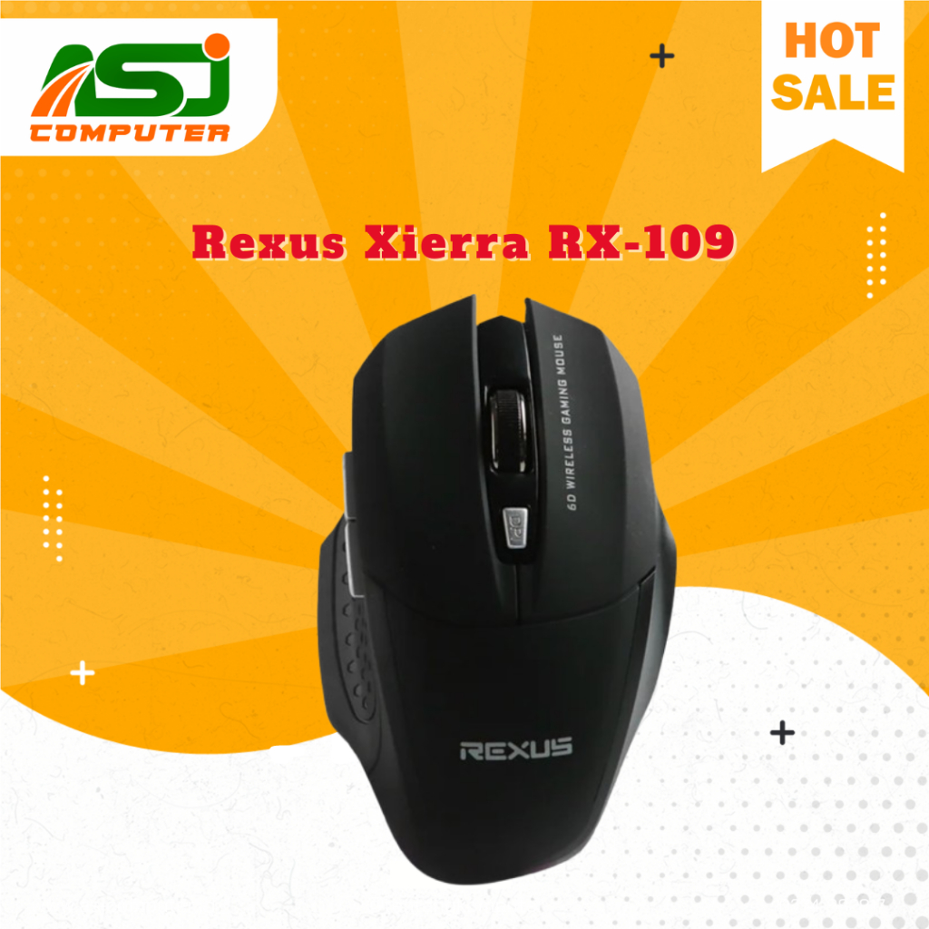 Jual Rexus Mouse Wireless Gaming Xierra RX-109 Gaming Mouse / RX 109 ...