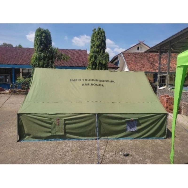 Jual TENDA PRAMUKA UKURAN 3X4 CASTEM SABLON BAHAN D300 | Shopee Indonesia