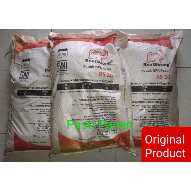 Jual Pupuk untuk buah Pupuk NPK dan pembenah tanah RS 20 pupuk Gadjah ...