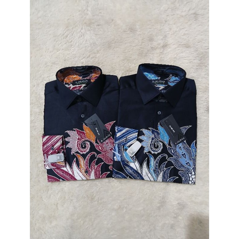 Jual BATIK ALISAN LENGAN PANJANG SLIMFIT | Shopee Indonesia