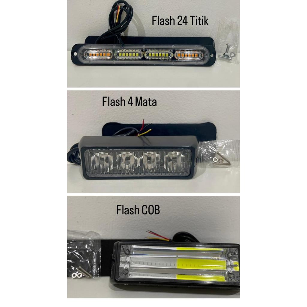 Jual Lampu LED Flash Warning Light Strobo Blitz Nyala Kedip Nyala Diam ...