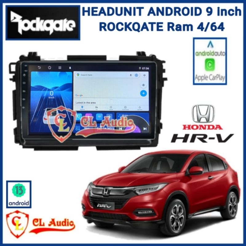Jual Head Unit Android Rockgate 9 Inch OEM Honda HRV Ram 4/64GB ...
