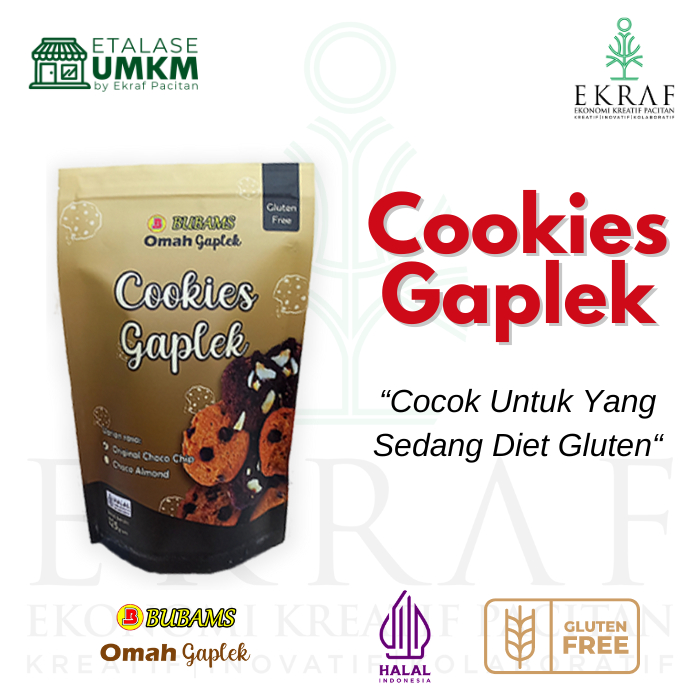 Jual Cookies Gaplek Bubams Kukis Choco Almond Cokies Original Choco ...