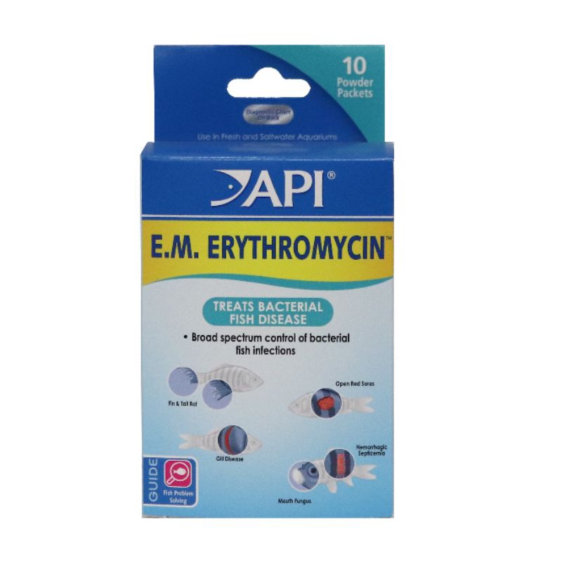 Jual API® EM ERYTHROMYCIN UNTUK PENGOBATAN BAKTERI TOKO IKAN TERLENGKAP ...
