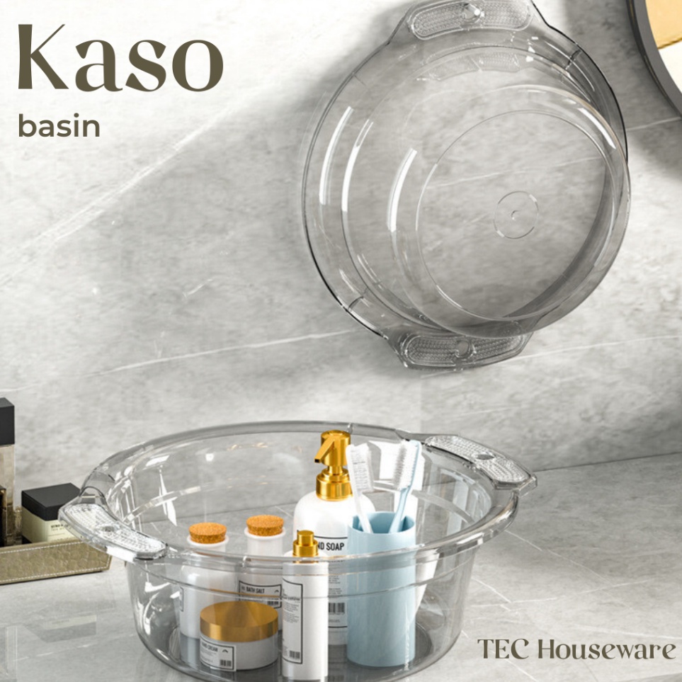 Jual TECKASO Baskom Plastik Transparant Serbaa Tempat Sayur Wash Basin ...