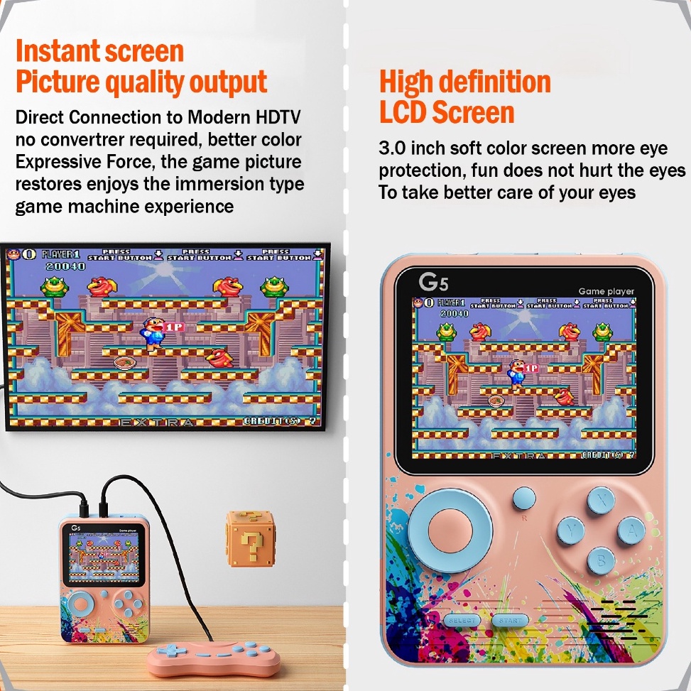 Jual Gameboy isi GAME Nintendo Console Retro Bisa Connect TV Gamebot ...