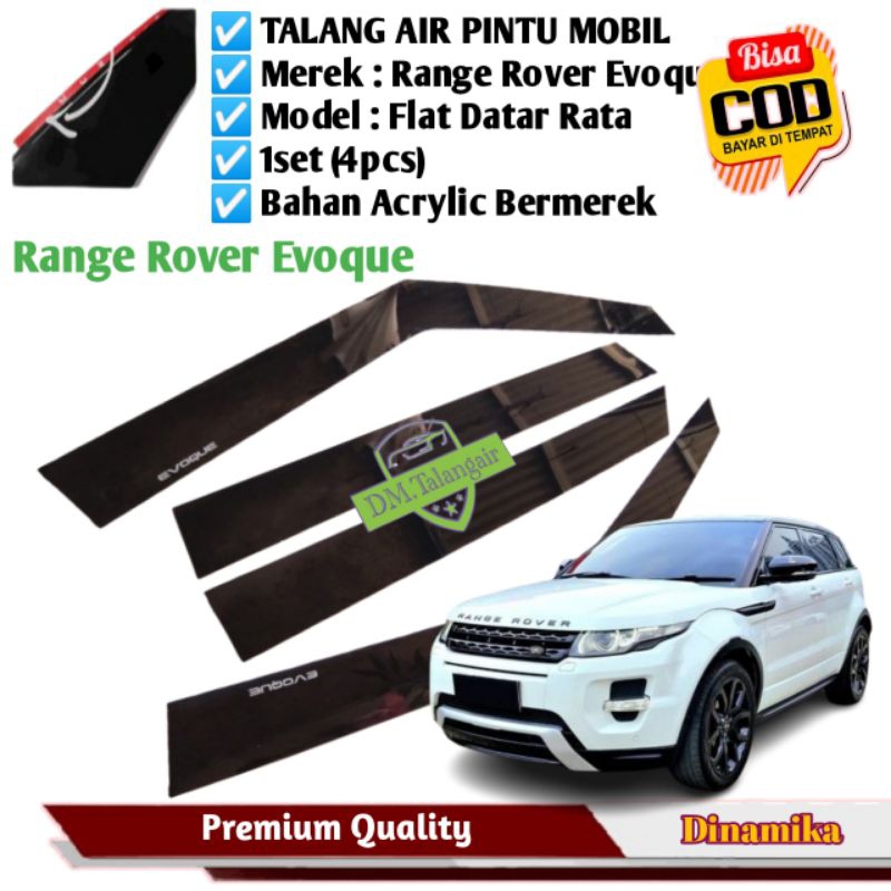 Jual talang air mobil Range Rover Evoque 2013-2018 model flat datar ...