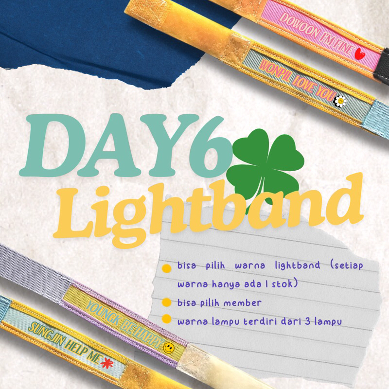 Jual DAY6 LIGHTBAND FOUREVER YOUNG CONCERT | Shopee Indonesia