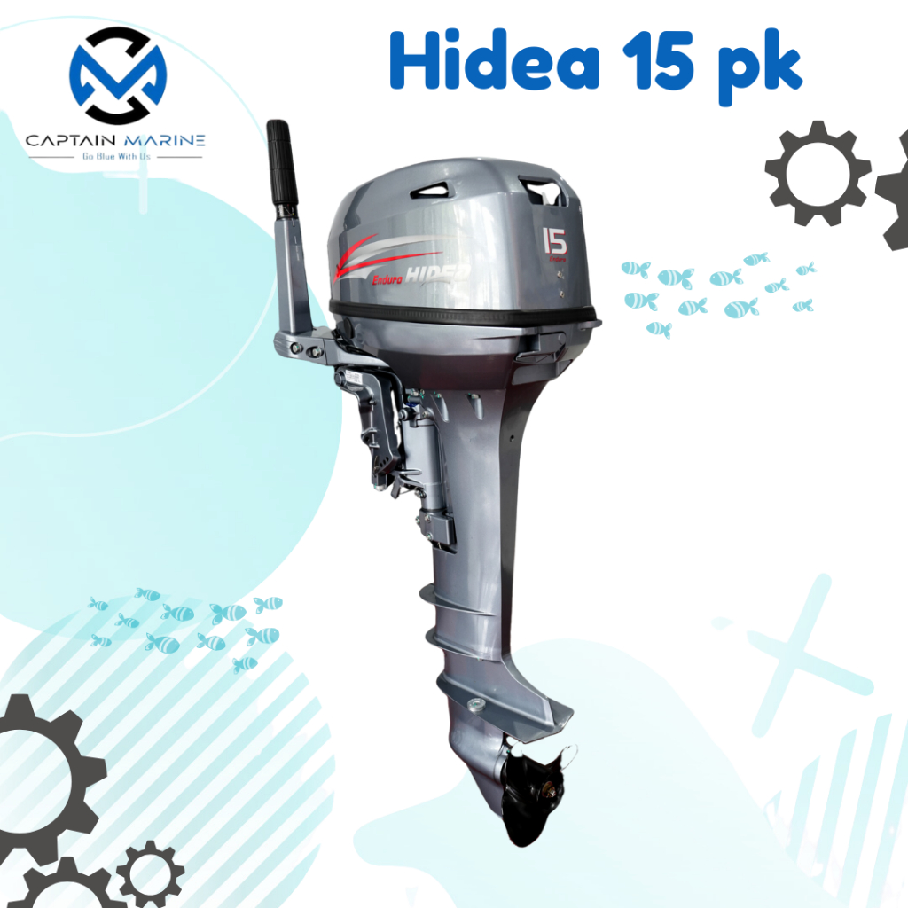 Jual Mesin Tempel Perahu Mesin Tempel Kapal 15PK Hidea Engine Outboard | Shopee Indonesia