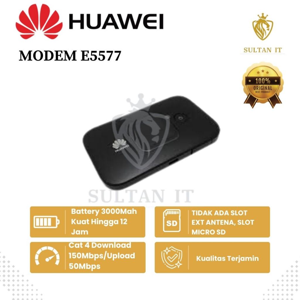 Jual Mifi Modem Wifi 4G All Operator Huawei E5577 MAX Free XL kuota 3gb ...