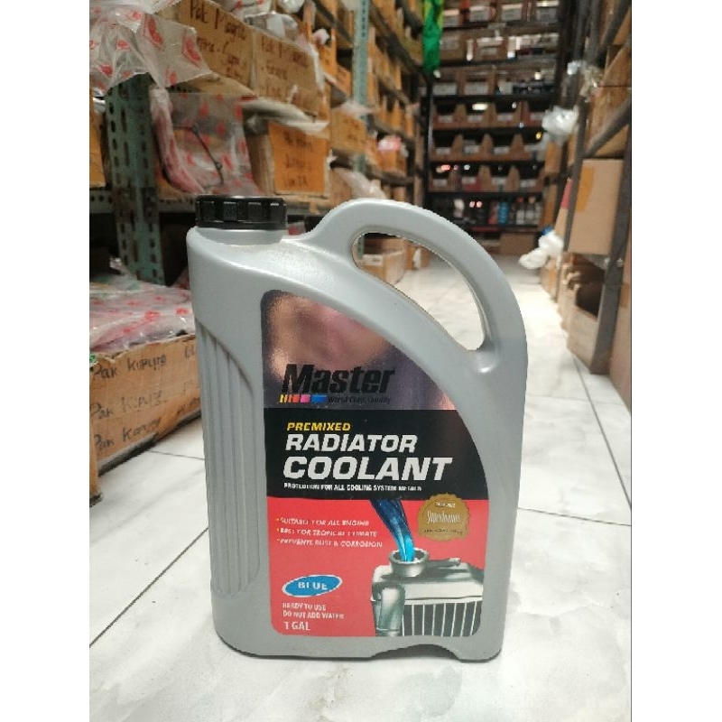 Jual AIR RADIATOR MASTER WARNA BIRU 5LITER | Shopee Indonesia