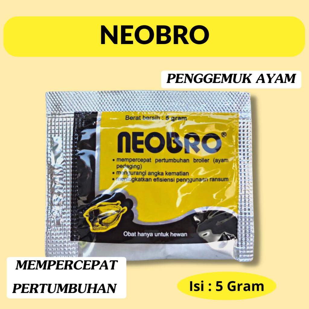 Jual Neobro 5 Gram Multivitamin Penambah Nafsu Makan Pertumbuhan ...