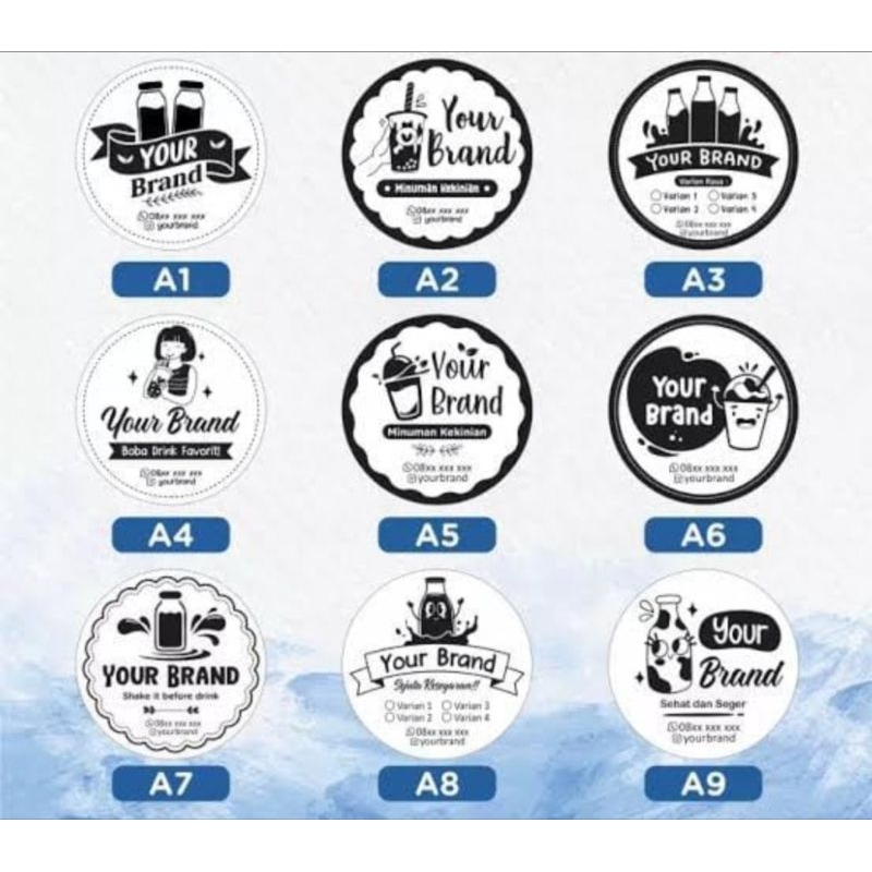 Jual STIKER LABEL TRANSPARAN UKURAN 5X7 PROMO | Shopee Indonesia