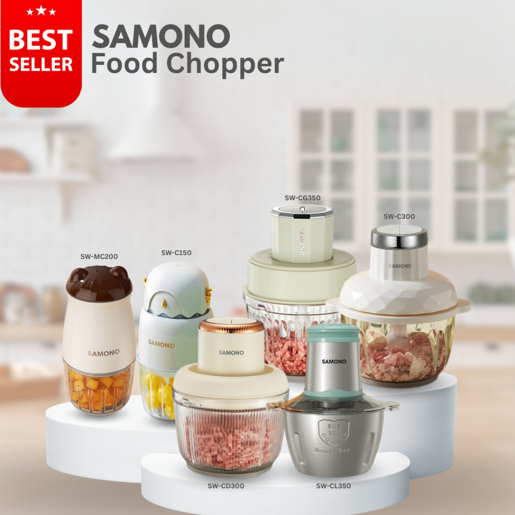 Jual SAMONO Best Selling Chopper Penghalus Bumbu Daging MPASI kacang ...