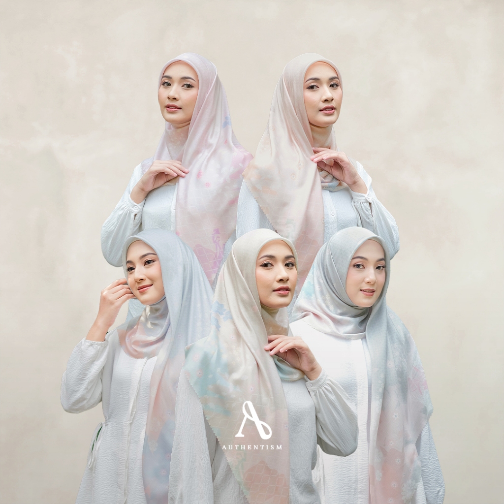 Jual AUTHENTISM ID | Seorin Series - Kerudung Segi Empat Motif Sheen ...