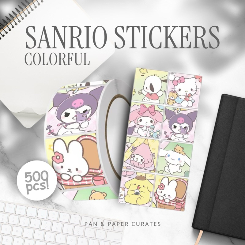 Jual Sanrio Sticker Roll | kuromi my melody purin | sticker sanrio ...