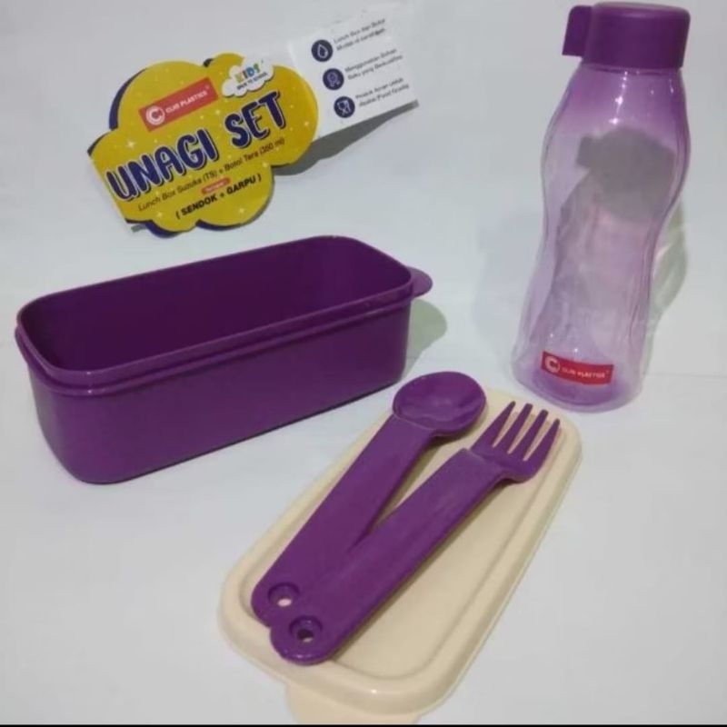 Jual KOTAK MAKAN UNAGI SET LUNCH BOX + BOTOL | Shopee Indonesia