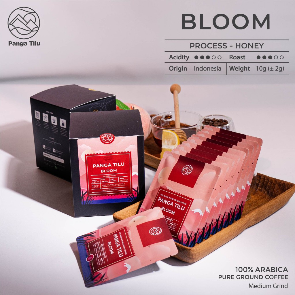 Jual Kopi Panga Tilu BLOOM (Honey Process) Drip Coffee | Kopi Drip ...
